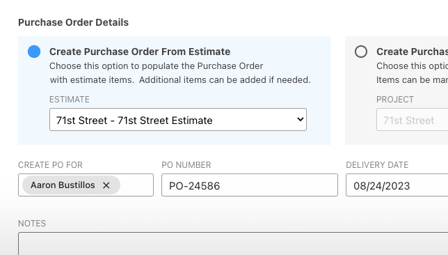New Enhancements Now Available for Construction Purchase Orders