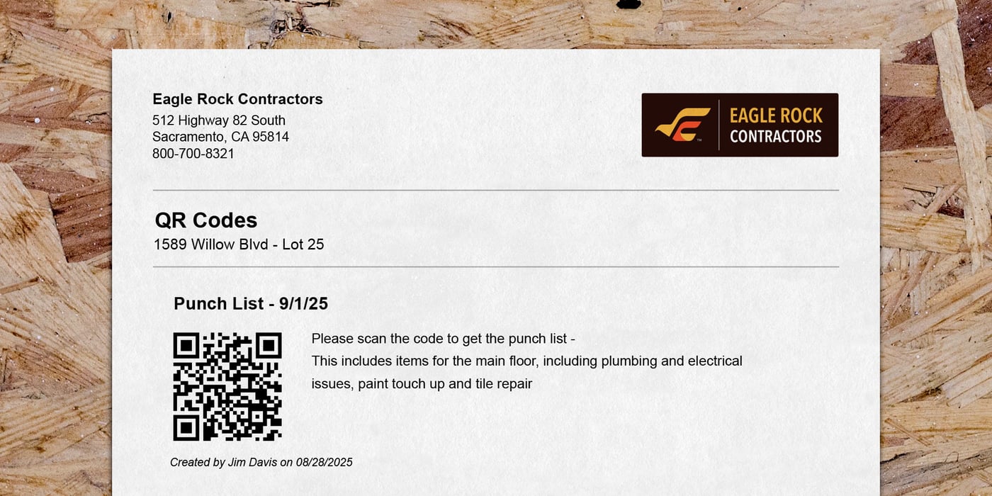 Now Available: QR Codes for ConstructionOnline™ Files