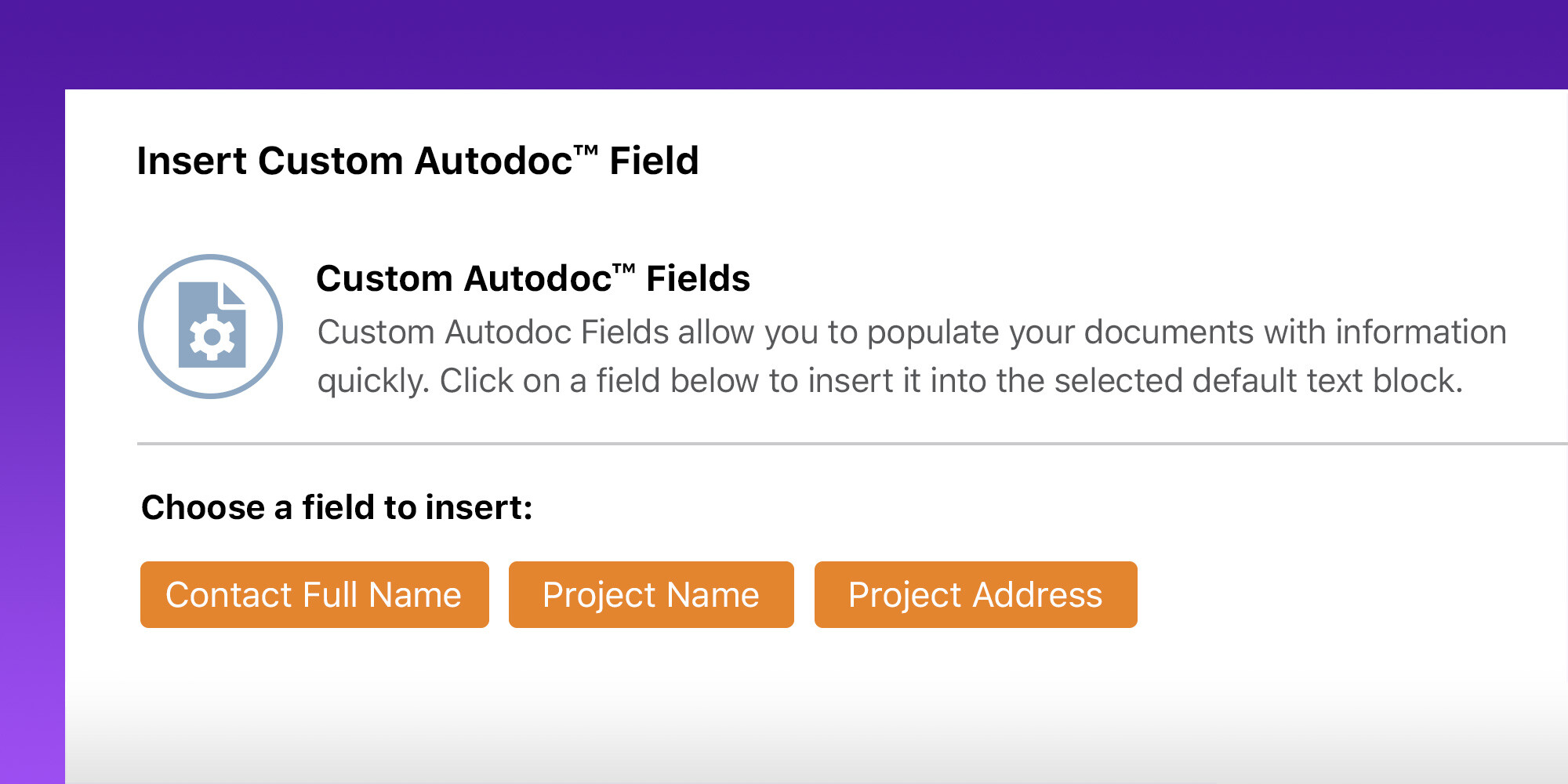 Introducing Custom Autodoc™ Fields: ConstructionOnline’s Solution for ...