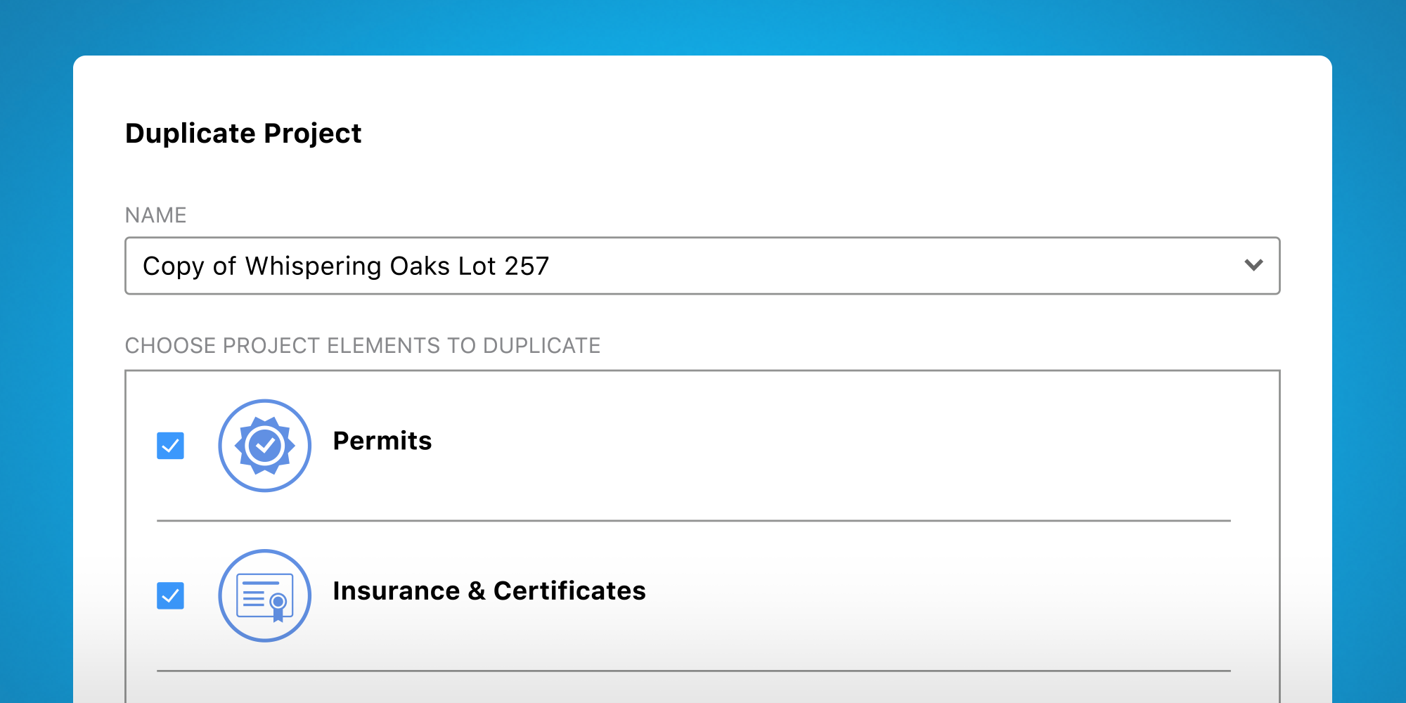 Project Duplication Expanded to Include New Permits, Insurance ...