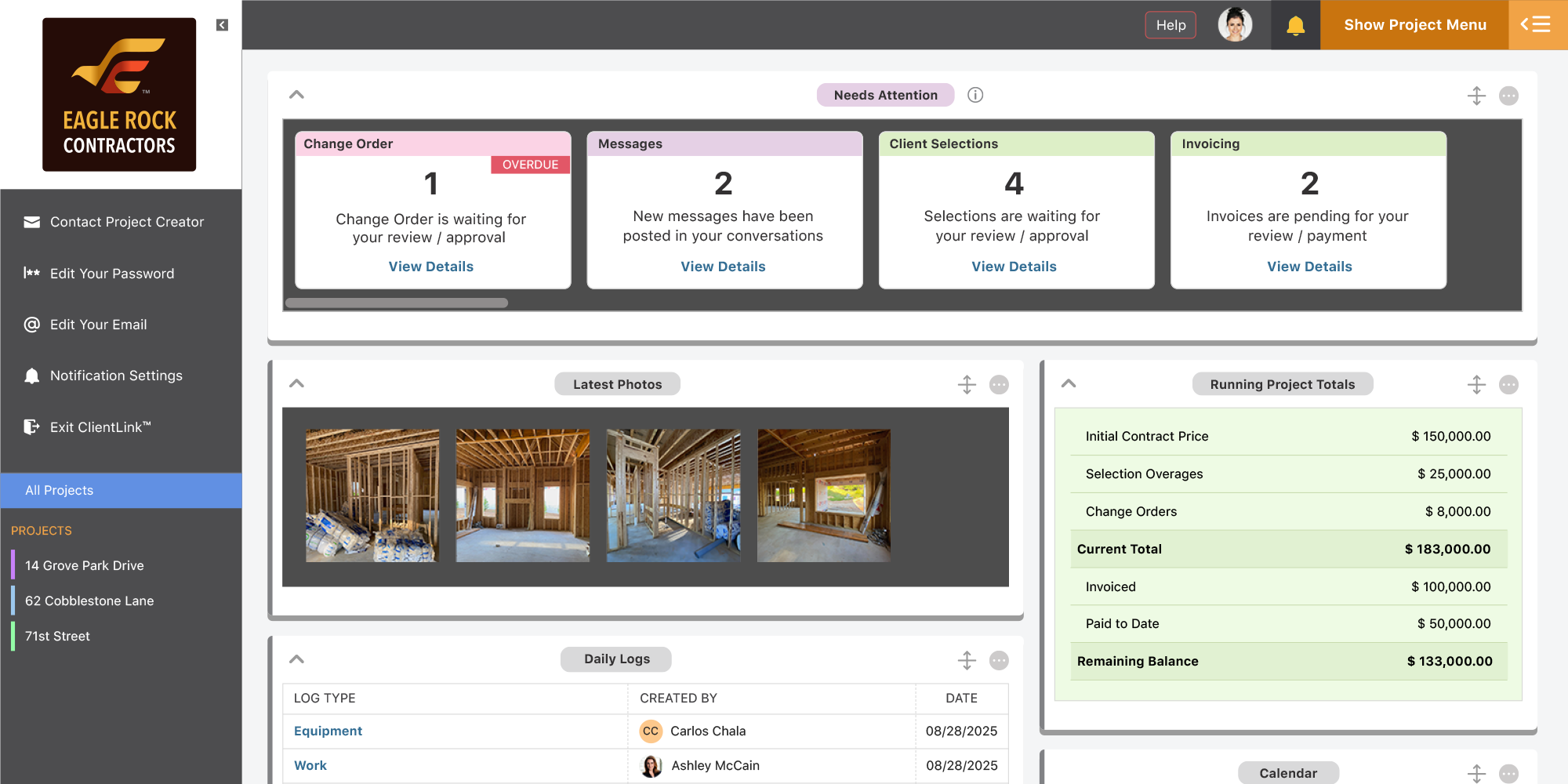 My Agenda for Clients & Subs Now Includes "All Projects" View for Enhanced Oversight