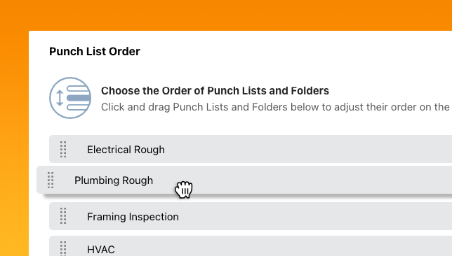 ConstructionOnline™ Adds the Ability to Customize Order of Punch Lists ...