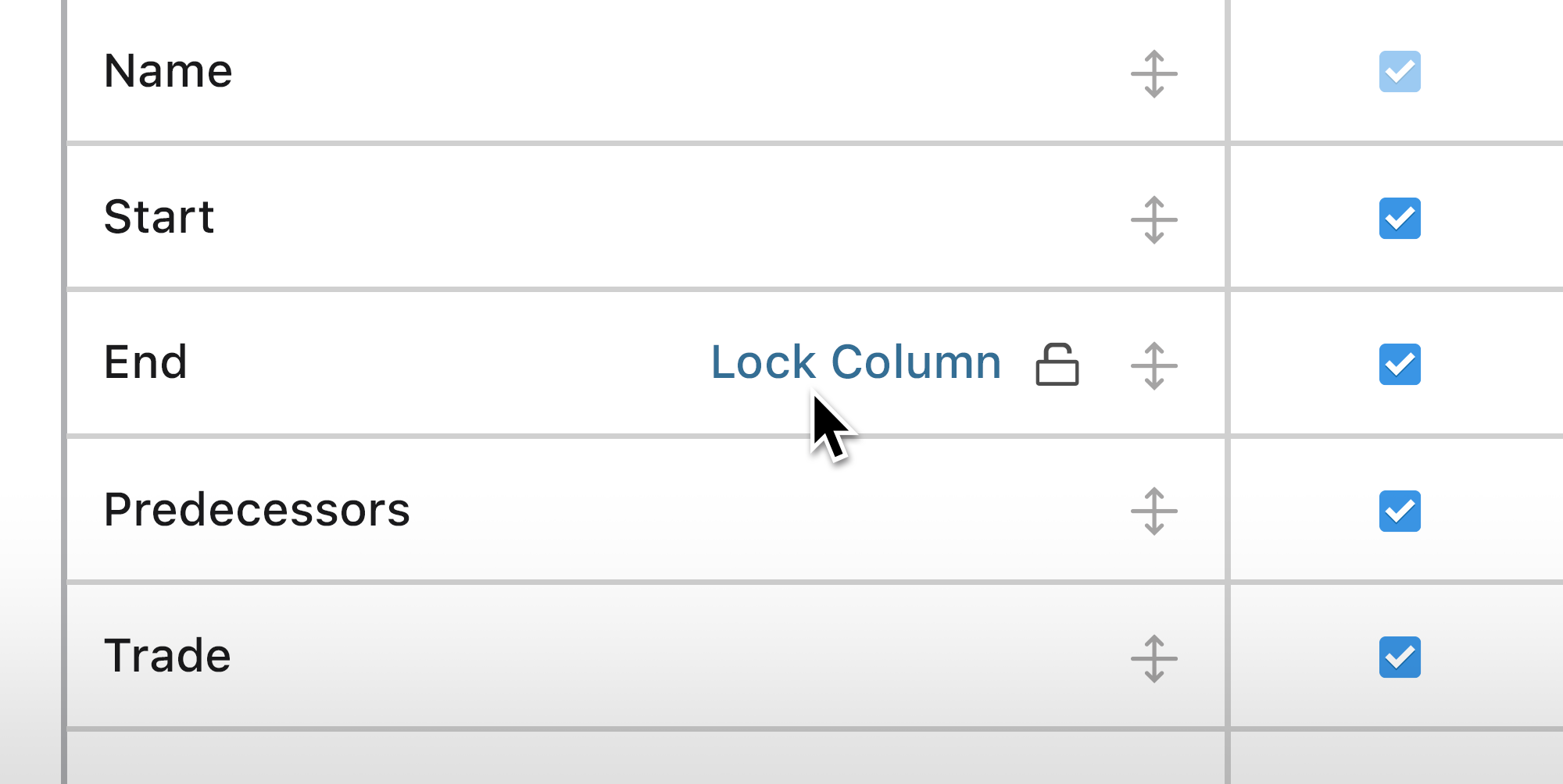 Keep Key Task Data Visible with New Column Lock Feature for ...